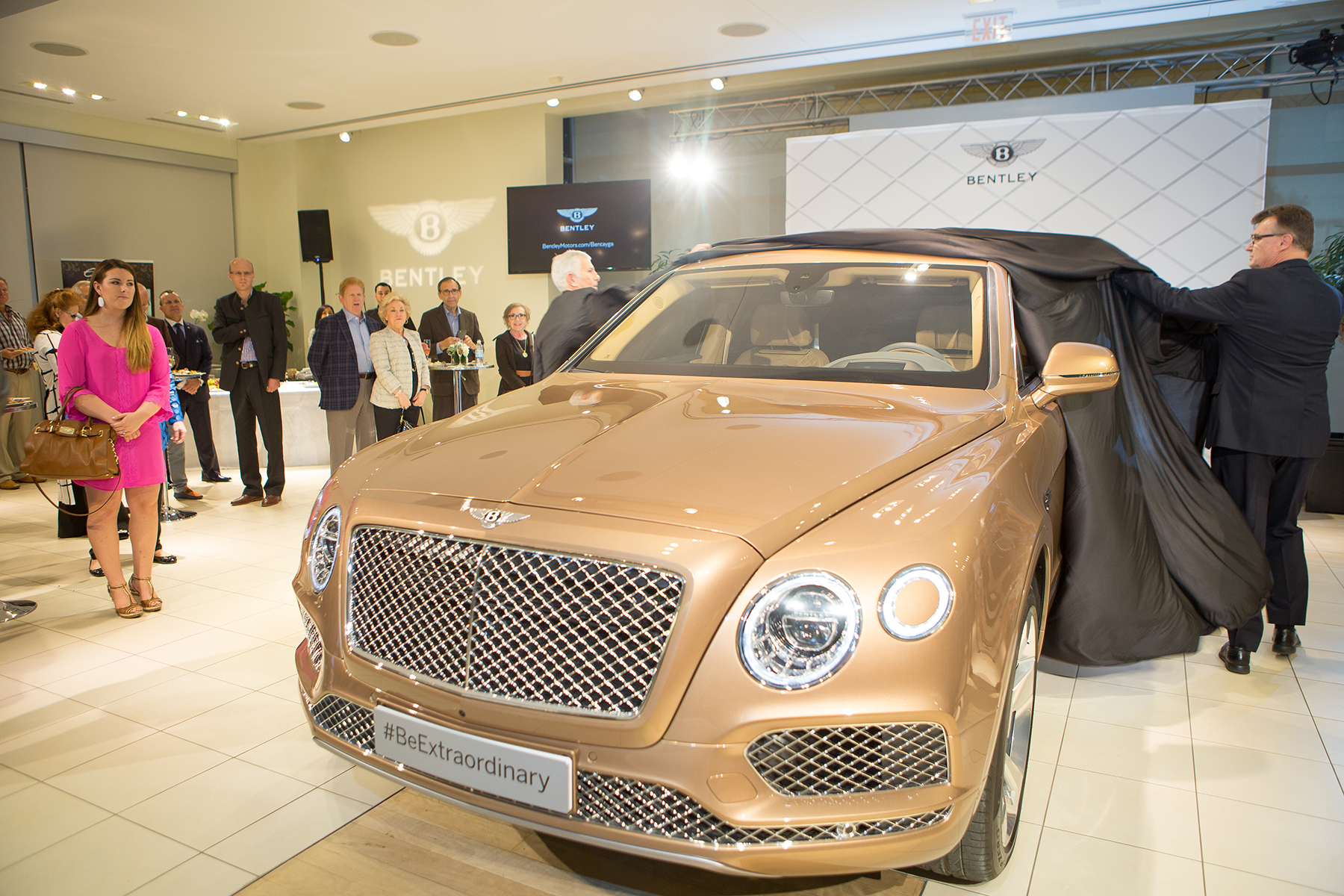 Bentley’s First SUV -The Bentayga Unveiled at Bentley Dallas – Park ...