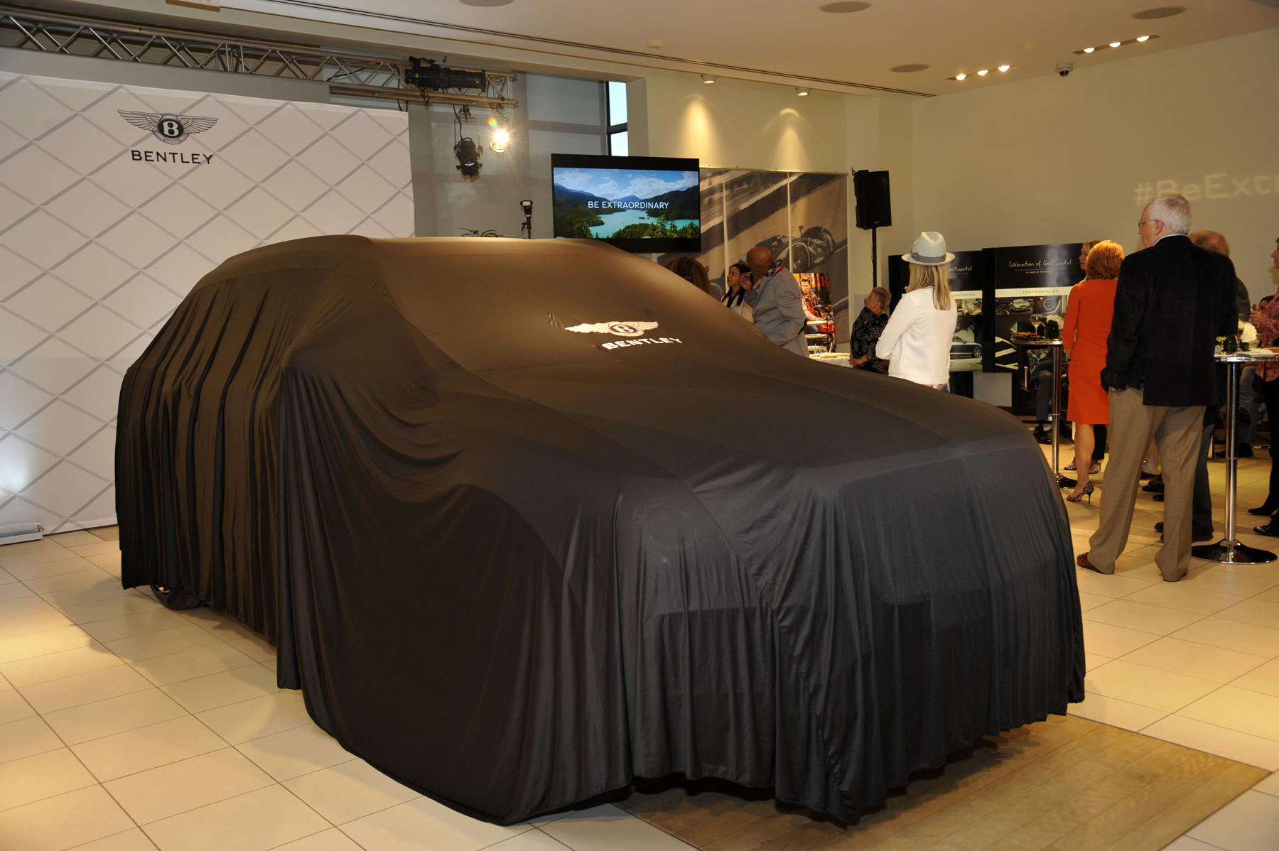 Bentley’s First SUV -The Bentayga Unveiled at Bentley Dallas – Park ...